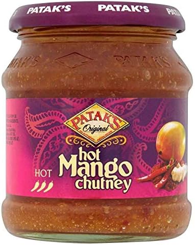 Amazon.com : Patak's Hot Mango Chutney (340g) : Grocery & Gourmet Food