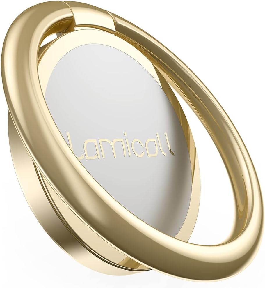 Amazon.com: OBHEI Metal Cell Phone Ring Holder Finger Ring Stand, 360 ...