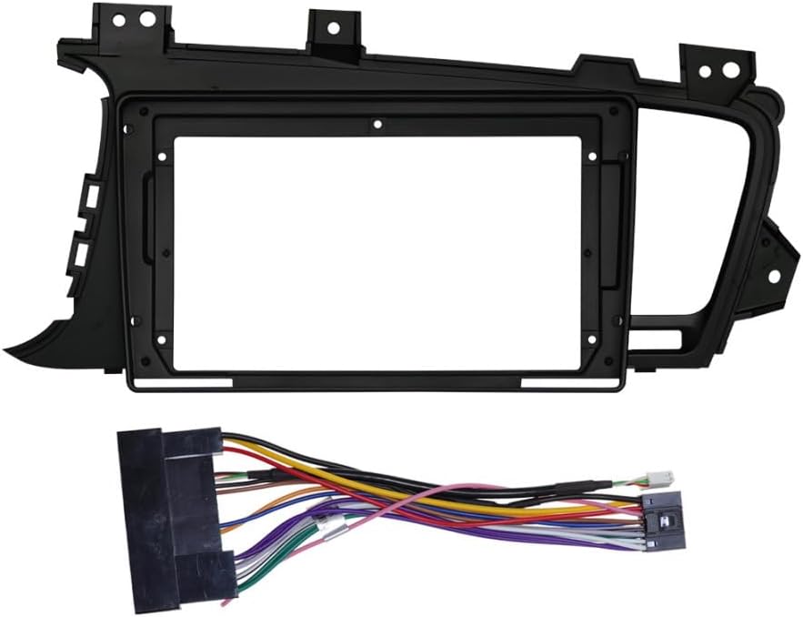 Amazon.com: 9'' Car Radio Stereo Fascia Frame Panel Trim Bezel with ...