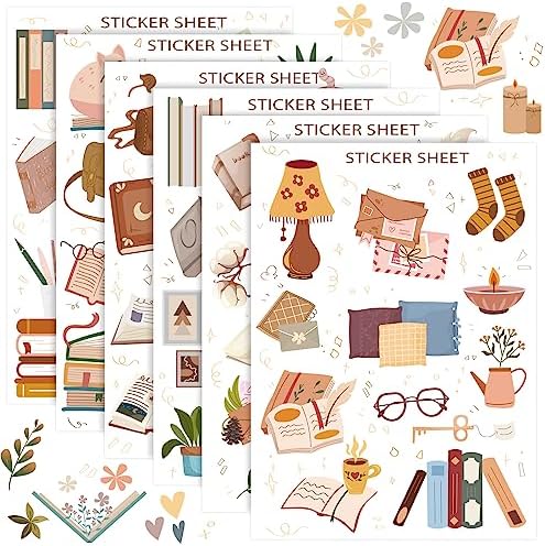 Amazon.com: 180PCS Book Cover Stickers,Book Cover Stickers for ...