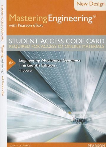 Modified MasteringEngineering with Pearson eText - Access Card -for ...