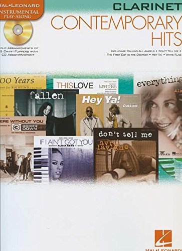 Amazon.com: Clarinet: Contemporary Hits: Instrumental Play Along: Solo ...