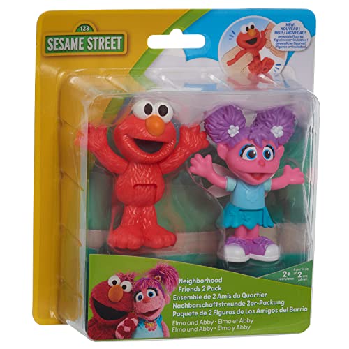 Sesame Street Neighborhood Friends Poseable figurines 2 Pack 7.5 cm ...