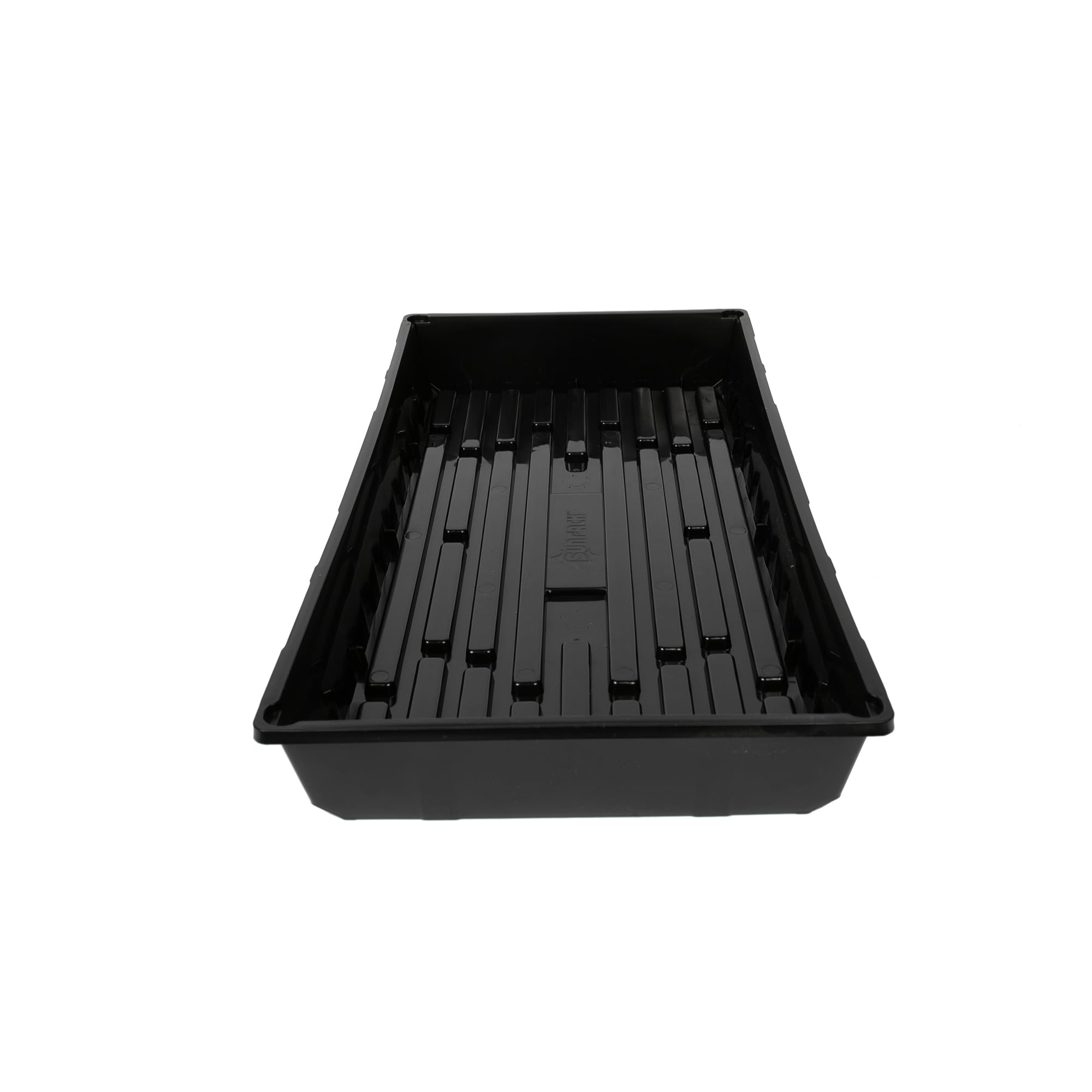 Amazon.com : SUNPACK 10" x 20" Mega Plastic Seed Starting Tray, Black, 2.5" - No Drainage Holes ...