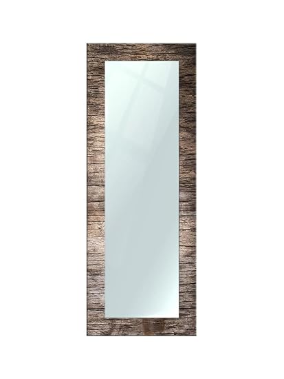 Buy 999STORE Printed Mirrors for Living Room Big Size Mirror Full Brown ...
