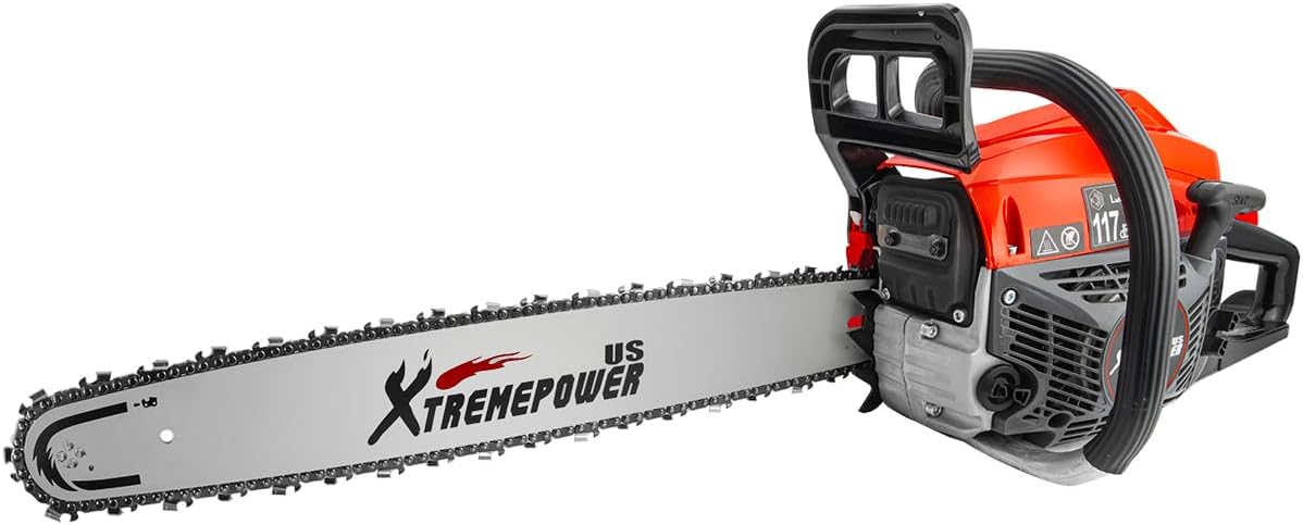 Amazon.com: Gas Chainsaw with 24 inch Guide Bar,2-Stroke 65cc Gasoline ...