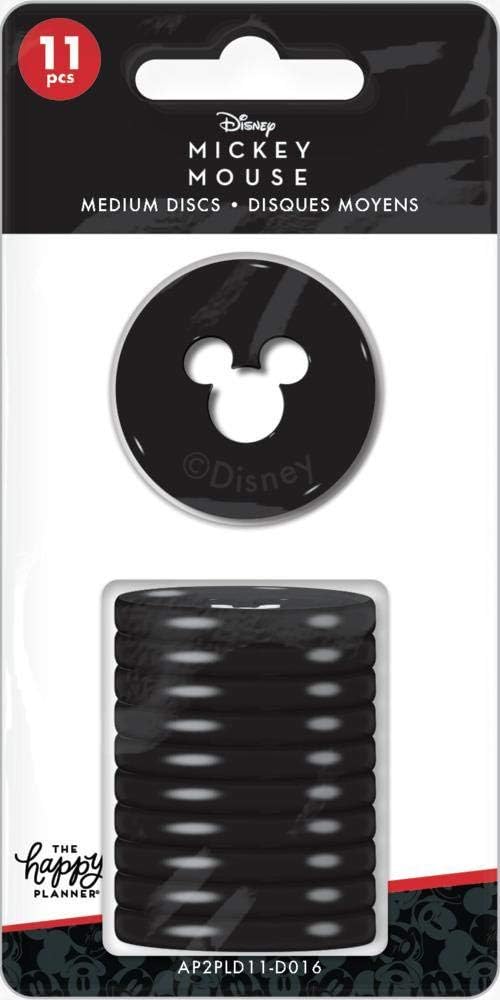 Amazon.com: Mickey Mouse Medium Plastic Disc Set - Black : Office Products