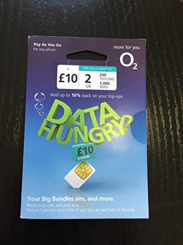 O2 The Big Bundle Pay As You Go Sim Card: Amazon.co.uk: Electronics & Photo