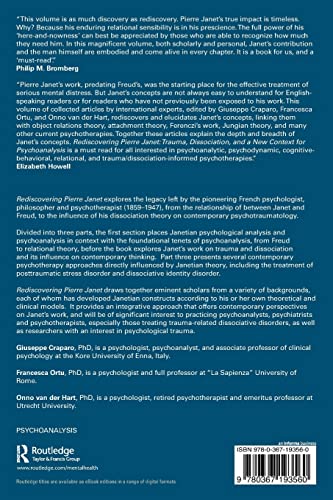 Snapklik.com : Rediscovering Pierre Janet: Trauma, Dissociation, And A ...