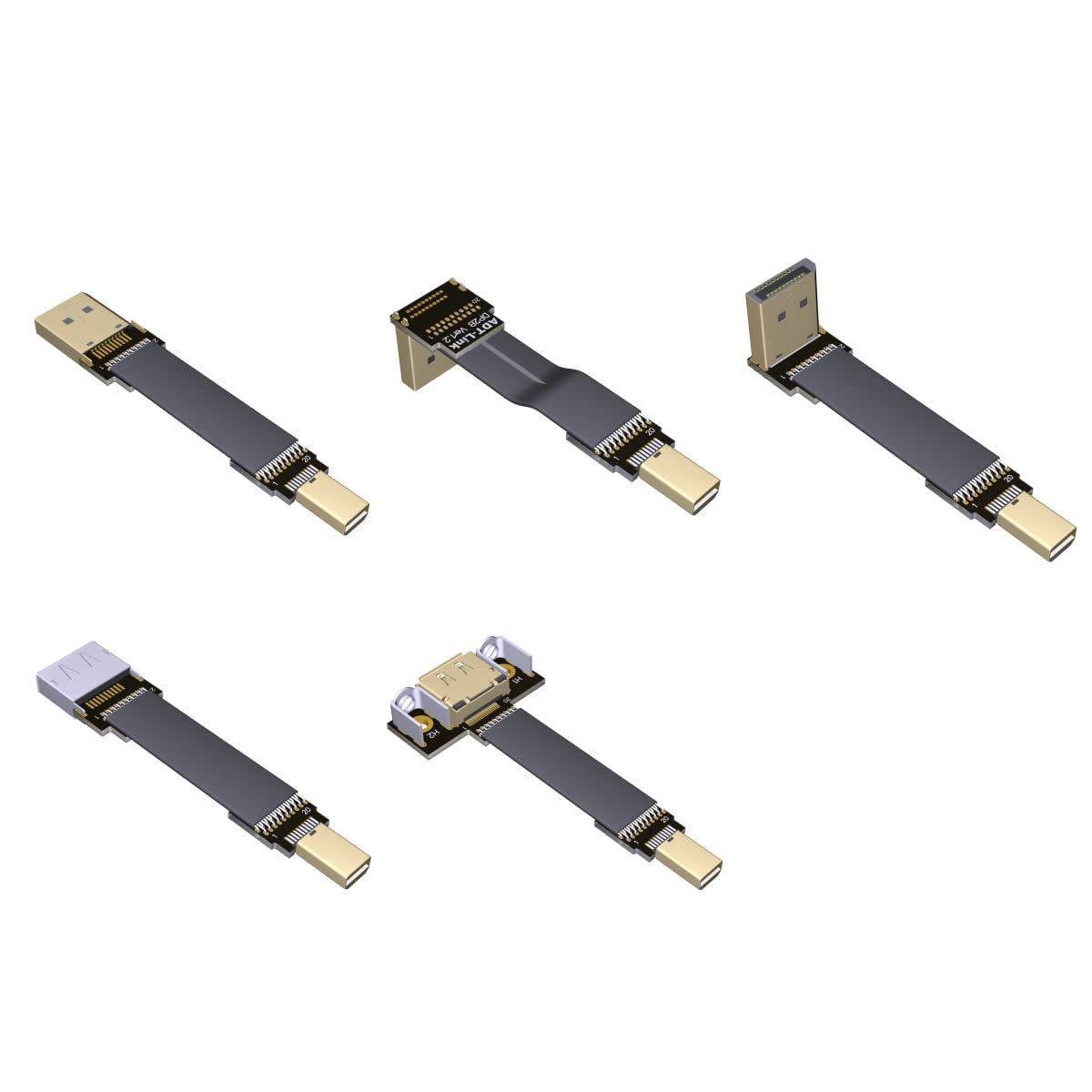 Amazon.com: ADT-Link DisplayPort 1.2 Mini-DP to DP Ribbon Extension ...