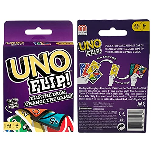 Mattel Family Card Game Variety Pack – 4 Card Game Bundle – Uno, Dos ...