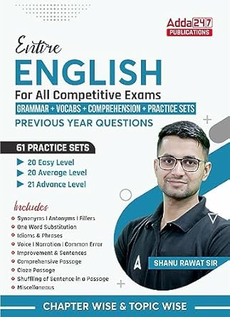 Buy Entire English for All Competitive Exams |GRAMMAR|VOCABS|COMPREHENSION| 61 PRACTICE SETS ...