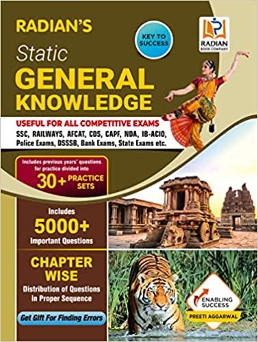 Static General Knowledge GK Book 2022-2023 for Competitive Exams in English with 30+ practice ...