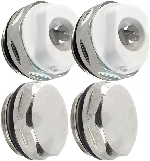 Reeds Radiator Air Vent Bleed Vent and End Cap Pack x2 : Amazon.co.uk ...
