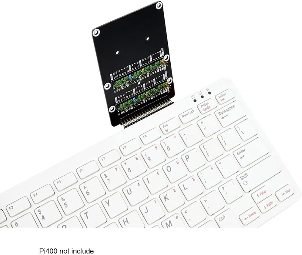 Raspberry Pi 400 GPIO Header Adapter, 2x 40PIN Header, Leaning Version,Angled Header Expansion ...