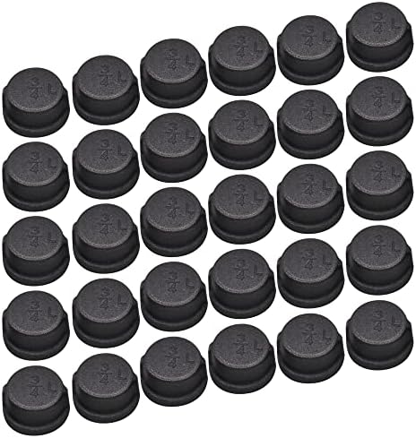 Amazon.com: Longasea Black Malleable Iron Cast Pipe Fitting Cap, 10 ...