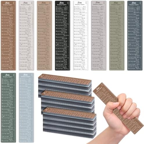 Amazon.com: 20 Pcs Vintage Acrylic Bible Verses Ruler Bulk 6 Inch ...