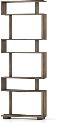 JV Home Labyrinth Collection 51x49 Inch Grand Bookcase Stylish ...