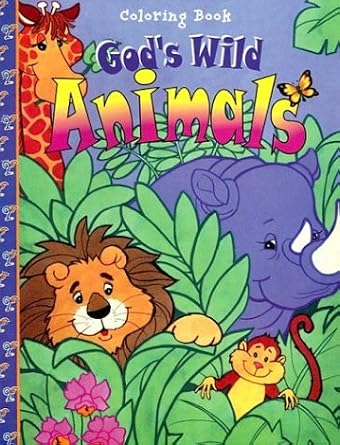 God's Wild Animals (Coloring Bks): Standard Publishing: 9780784706008 ...
