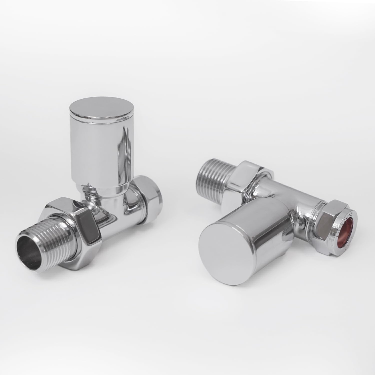 Straight Radiator Valves Chrome - Vancoco Chrome 15mm /1/2'' Towel Rail ...