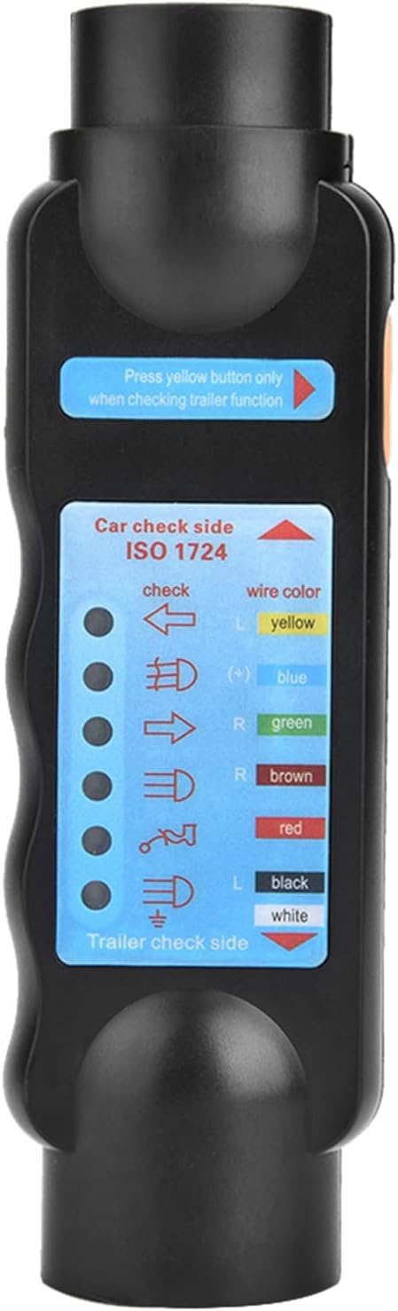 Amazon.com: Trailer Tester Plug , 12V Trailer 7 Pin Towing Light Wire ...