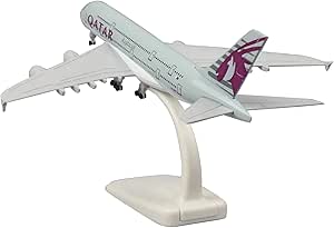 Alloy Qatar A380 Plane Model Simulation 1:400 Aircraft Model Aviation ...
