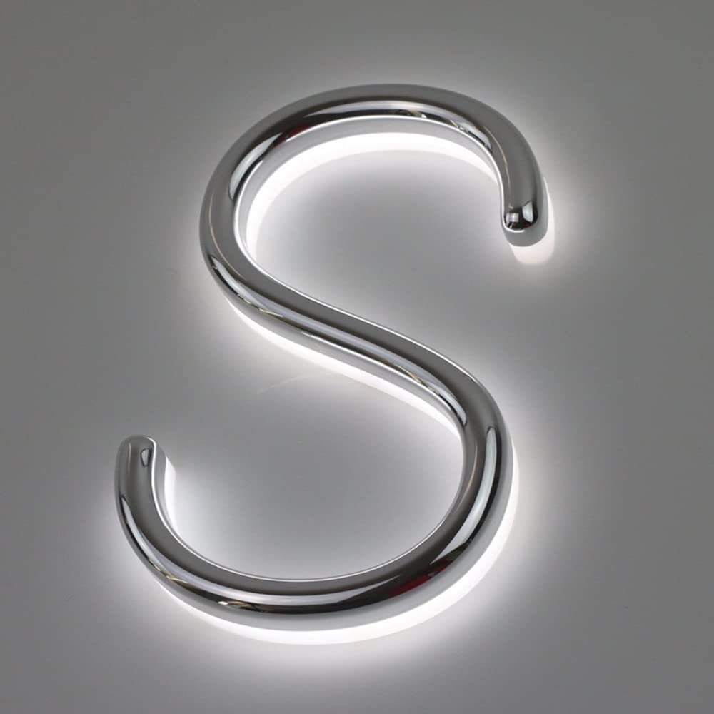 Buy 10 Inches 250MM Stainless Steel Backlit LED Floating Address ...