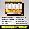 Amazon.com: Kitchen Measurement Conversion Chart Magnet - Extra Large ...