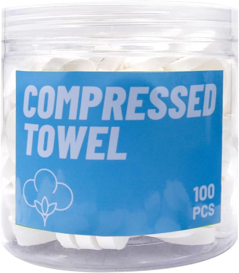 Amazon.com: 100 PCS Canned Compressed Face Towels,Compressed towels for ...