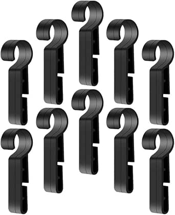 Amazon.com: SOLUSTRE Hard Hat Light Clip 10pcs Helmet Light Clips ...