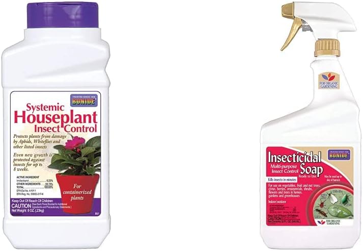 Bonide Systemic House Plant – Gránulos de control de insectos de 8 ...