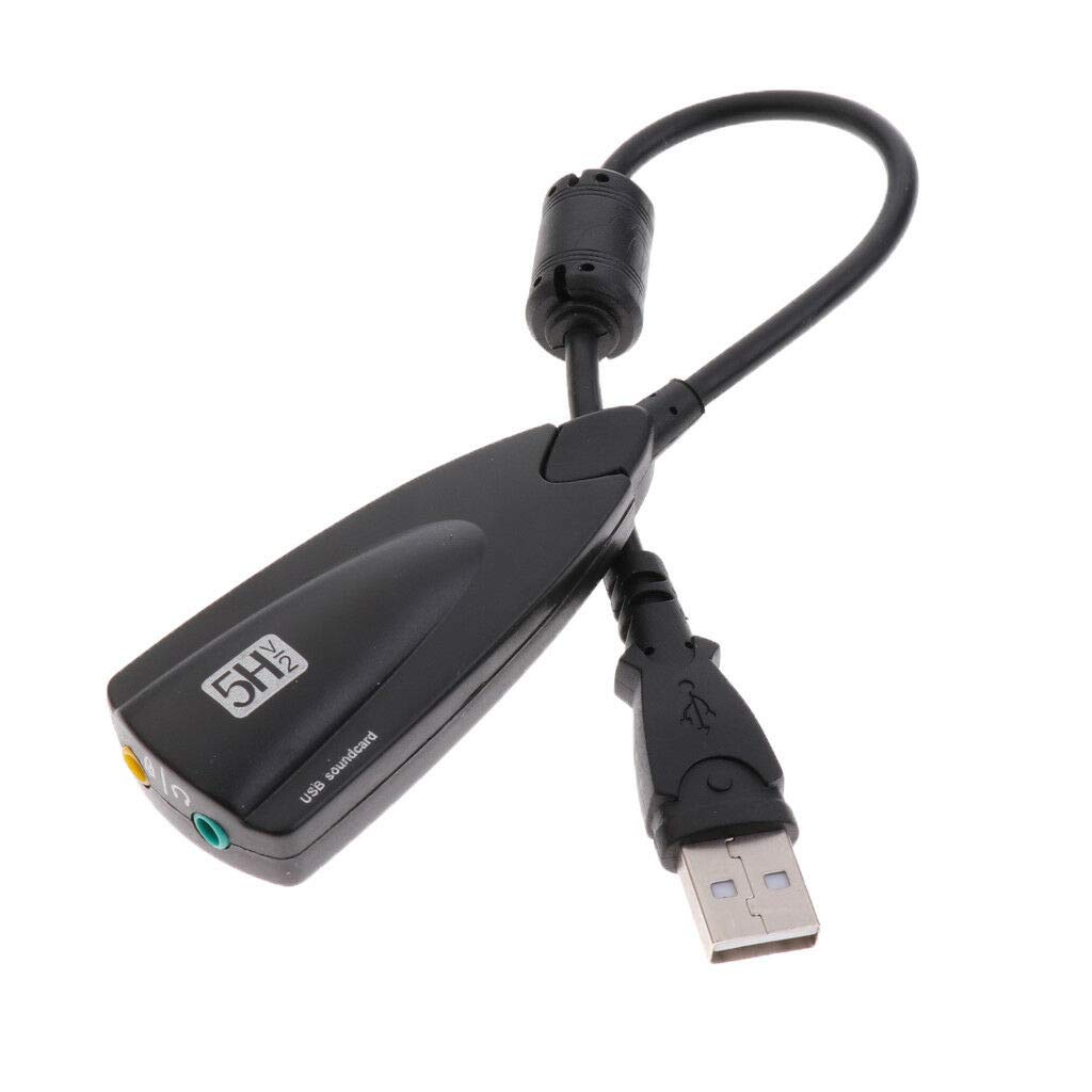 SLB® USB2.0 Virtual 7.1-Channel Audio Sound Card External Headphone ...
