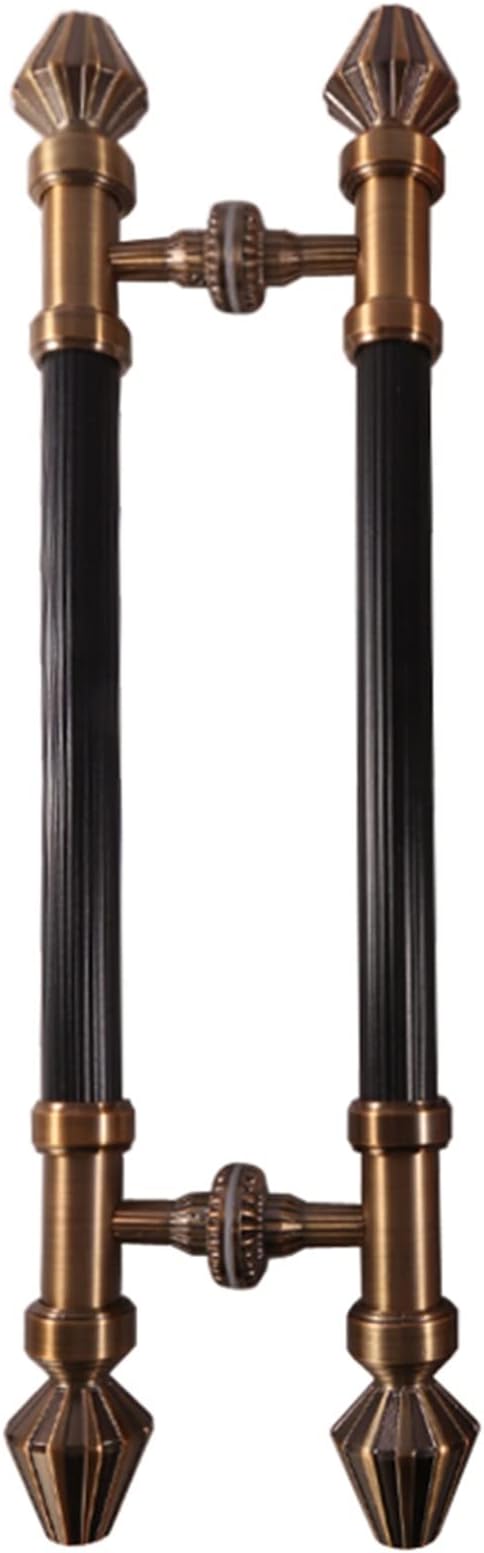 European Style Vintage Style Sliding Door Handle Wood Glass H Shape ...