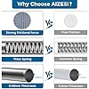 Amazon.com: AIZESI Tension Rod 24 to 46 Inch, 1Pcs Silver Tension Rod ...