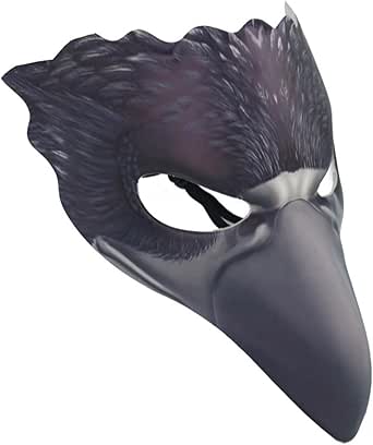Amazon.com: Halloween Leather Printing Animal Eagle Masks - Perfect ...