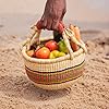 Amazon.com: AYÉYA Single Handle Market Basket – Handwoven African ...