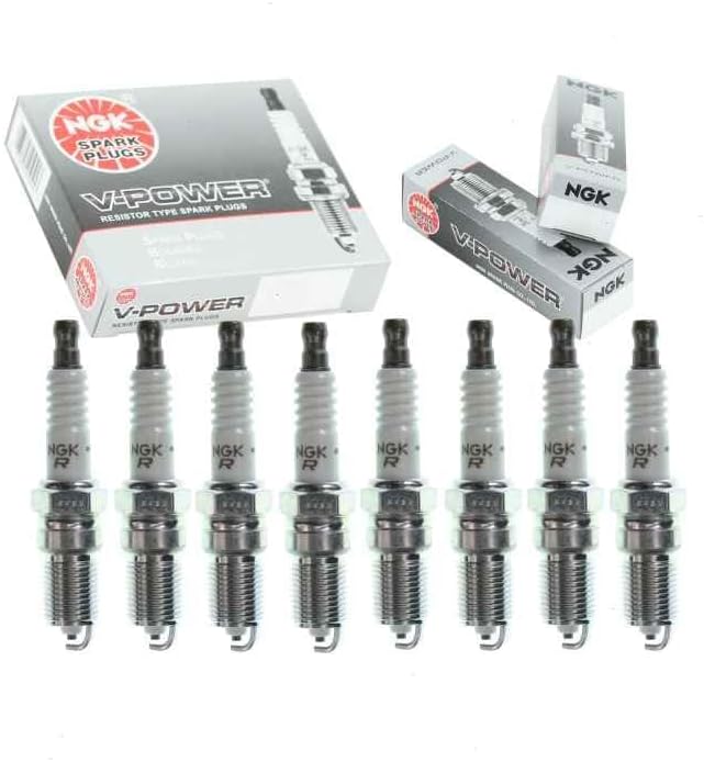 Amazon.com: 8 pc NGK V-Power Spark Plugs compatible with Ford Mustang 4 ...