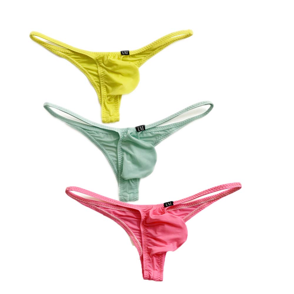 ADAHOP Mens Low Rise Mid Coverage Back Briefs Bikini Underwear Sexy at ...