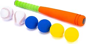 Amazon.com: CeleMoon 16.5 Inch [Mini Size] Soft Kids Foam Baseball Bat ...