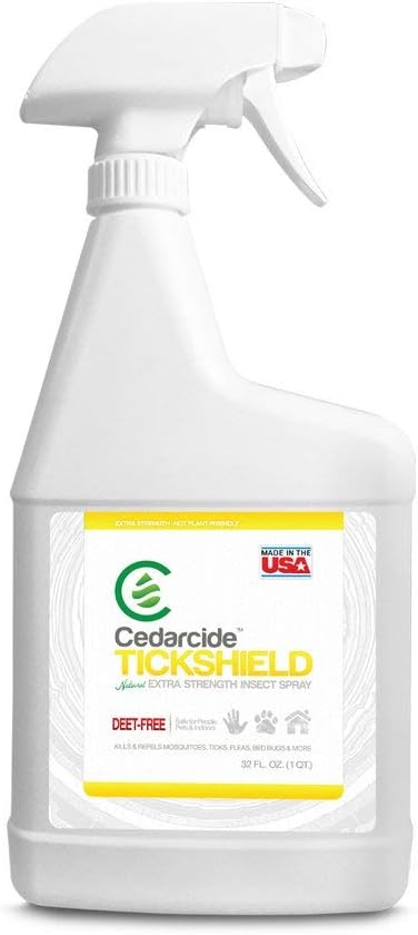 Amazon.com: Cedarcide Extra Strength Tickshield | Deep Woods Cedar Oil ...