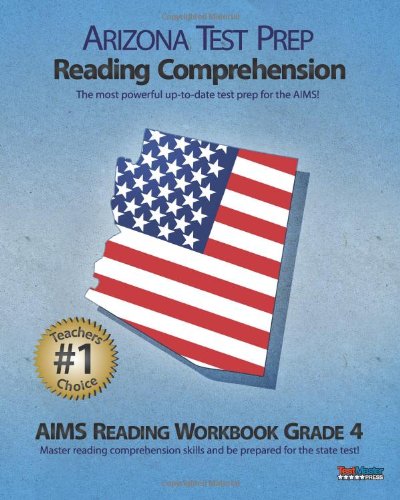 Arizona Test Prep Reading Comprehension Aims Reading Workbook Grade 4 ...