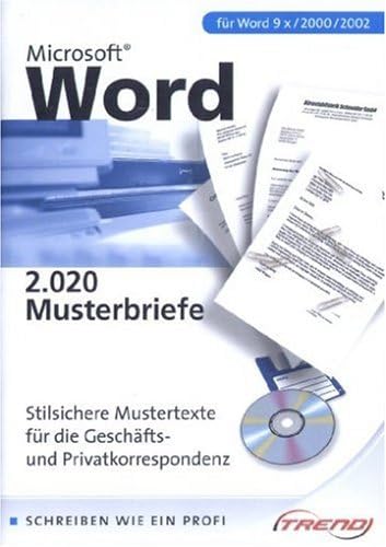 Word im Griff: 2020 Musterbriefe : Amazon.de: Software