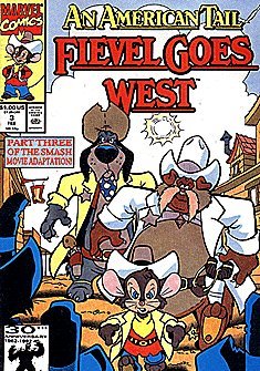 Amazon.com: An American Tail: Fievel Goes West (1991 series) #3: Marvel ...