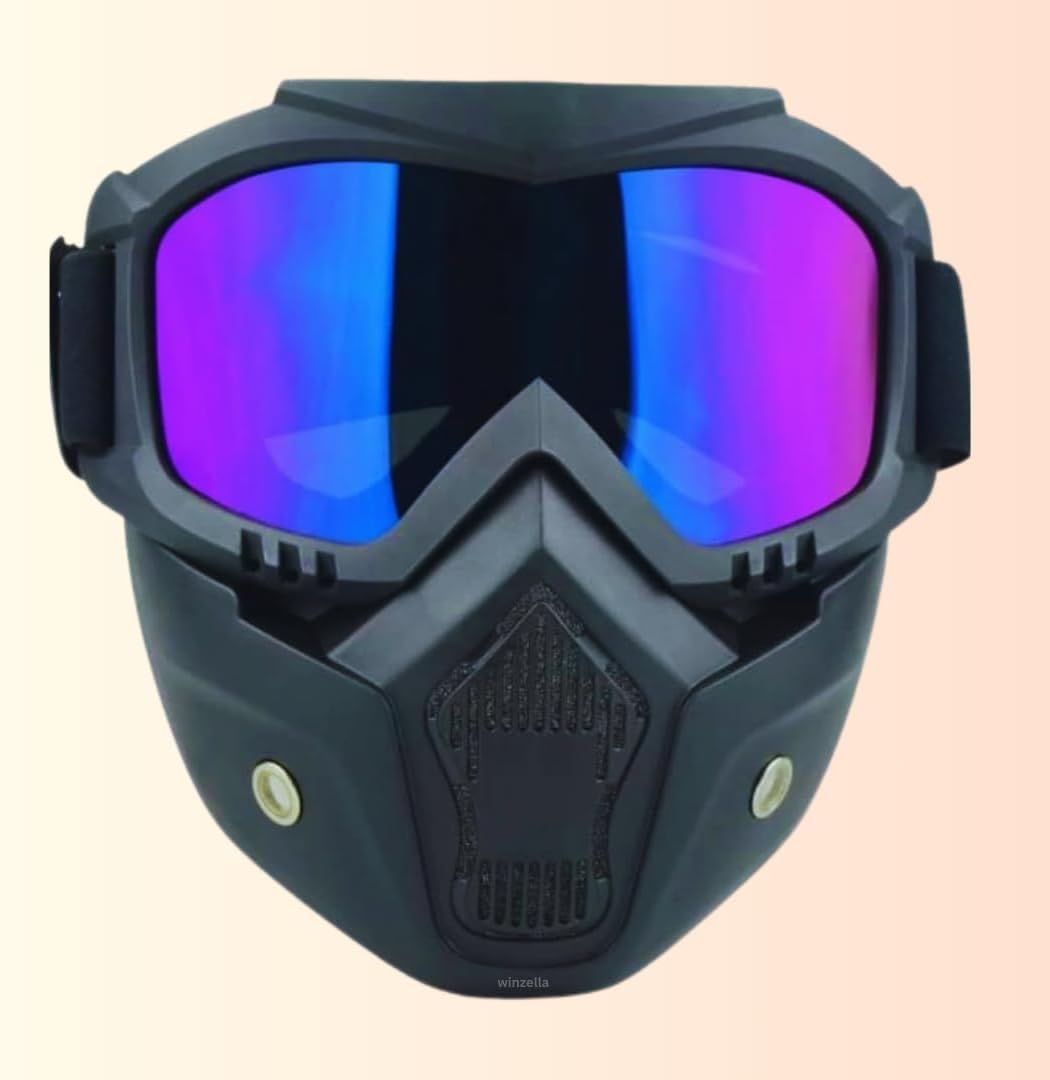 SARTE TPU Goggle Mask Anti Scratch UV Protective Open Face & Eyewear ...