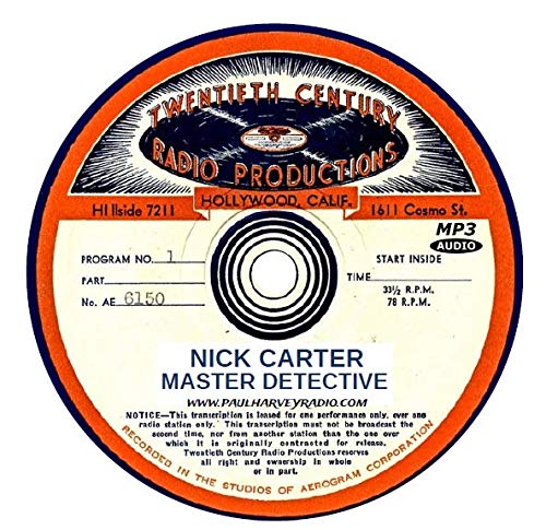 Amazon.com: NICK CARTER (131 SHOWS) OLD TIME RADIO MP3 2 CD'S: VARIOUS ...