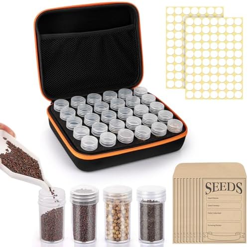 Amazon.com: Milulu Seed Organizer Storage Box, Premium Seed Containers ...