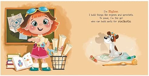 Rylee The Young Rocketeer: A Kids Book About Imagination and Following ...