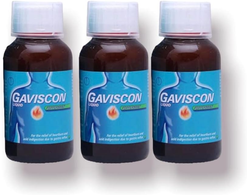 Amazon.com: Gaviscon Original Peppermint Oral Suspension 600 ml,3 ...