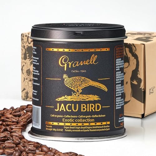 Amazon.com : Granell Cafes 1940 Jacu Bird Coffee - Rare Brazilian Whole ...