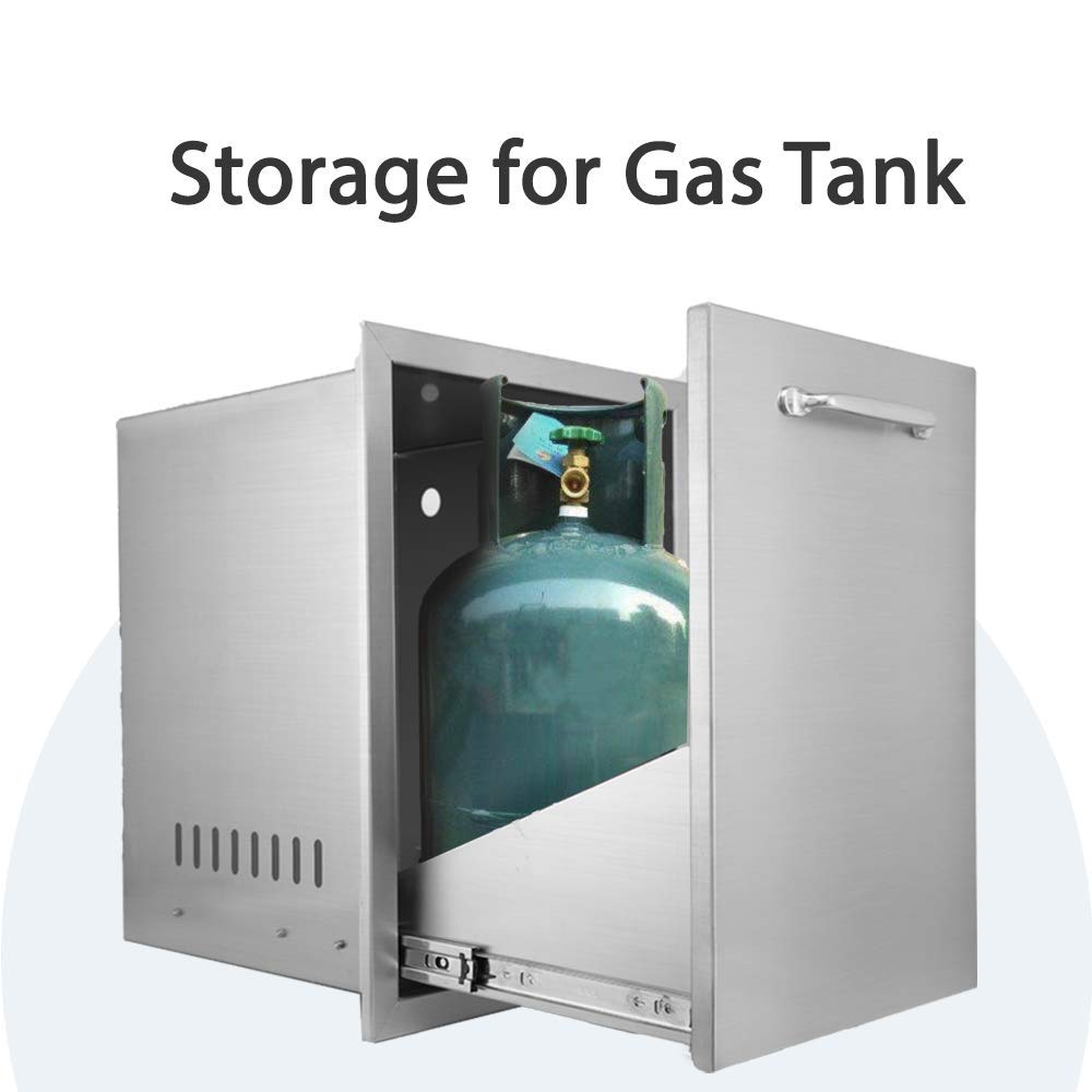 Snapklik.com : Outdoor Kitchen Drawer Propane Tank Drawer 16X18X22 Inch ...